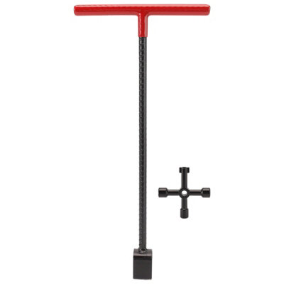 Multifunctional Steel Water Meter Wrench with 4-Way Utility Tool for ...