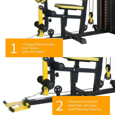 Multigym Weight Training and Fitness Machine Multifunction Home Gym