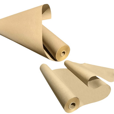 Multipurpose Brown Kraft Paper Roll 900x100mm Rolls For Packing Gifts ...