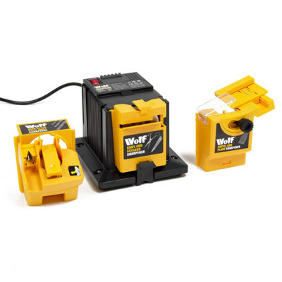 Chisel and drill bit sharpener store