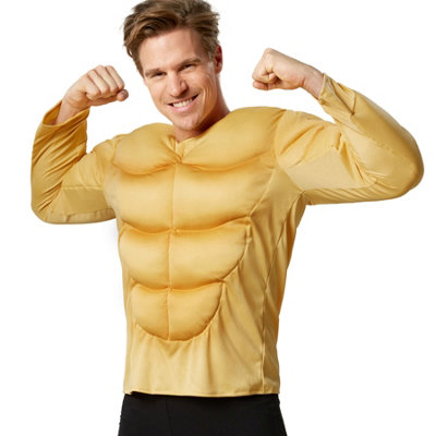 MUSCLE SHIRT - TOP FOR MEN -304006 - YELLOW M