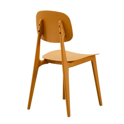 Mustard Yellow Plastic Olso Dining Chair