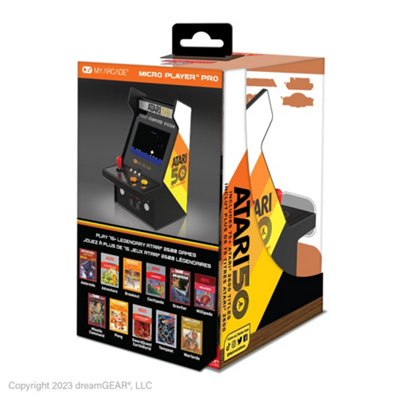 My Arcade Micro Player Pro 6.7" Atari Portable Retro Arcade (100 Games ...