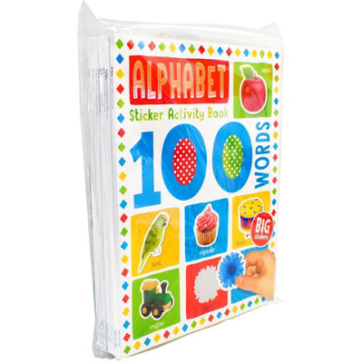 My First 100 Words Home Learning Sticker Activity 10 Books Set ...