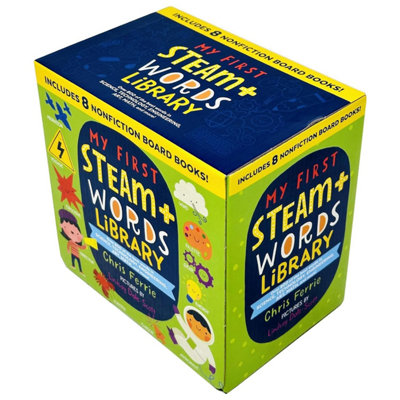 My First STEAM + Words Library 8 Book Collection Boxed Set By Chris ...