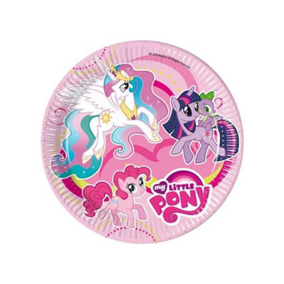 My Little Pony Cardboard Characters Dinner Plate (Pack of 8 ...
