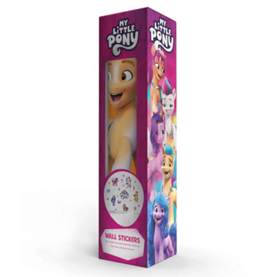 My Little Pony Glitter Wall Sticker Pack Children's Bedroom Nursery ...