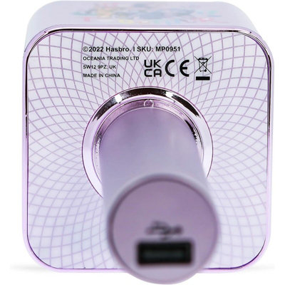 My Little Pony Karaoke Microphone Purple (One Size)
