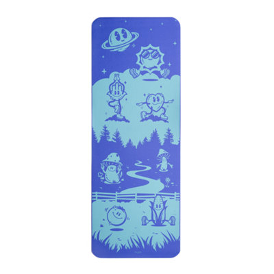 Myga Kid's Yoga Silk Mat Frenzy Print