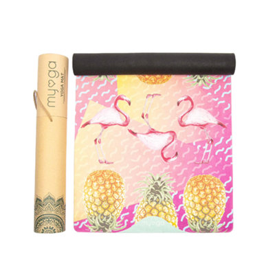 Myga Vegan Suede Yoga Mat Tropical