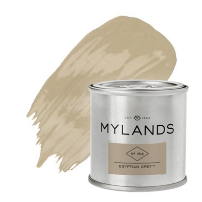 MYLANDS Egyptian Grey 154 Plant-Based Multi-Surface Dead Matt Paint, 5L