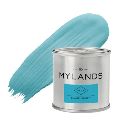 MYLANDS Enamel Blue 78 Plant-Based Multi-Surface Satin Paint, 2.5L