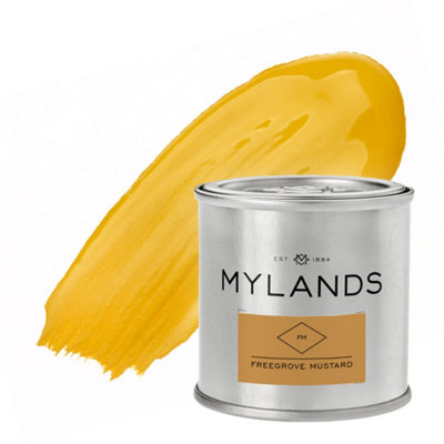 MYLANDS Freegrove Mustard Plant-Based Multi-Surface Satin Paint, 5L