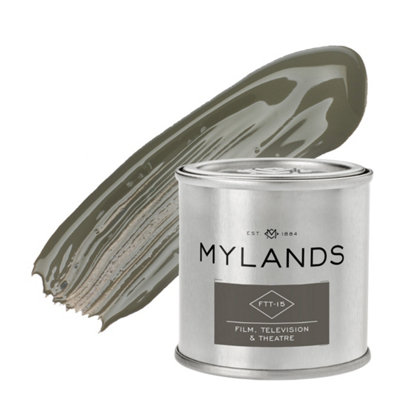 MYLANDS FTT-015 Raw Umber Plant-Based Multi-Surface Dead Matt Paint, 2.5L