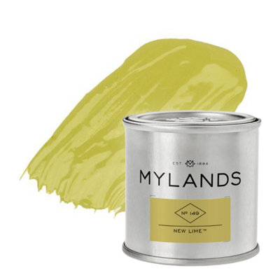 MYLANDS New Lime 149 Plant-Based Multi-Surface Dead Matt Paint, 1L