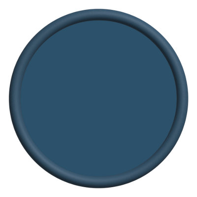 MYLANDS Proper Blue 67 Plant-Based Multi-Surface Dead Matt Paint, 2.5L