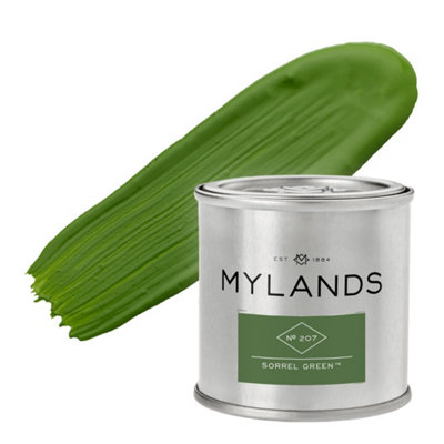 MYLANDS Sorrel Green 207 Plant-Based Multi-Surface Dead Matt Paint, 2.5L