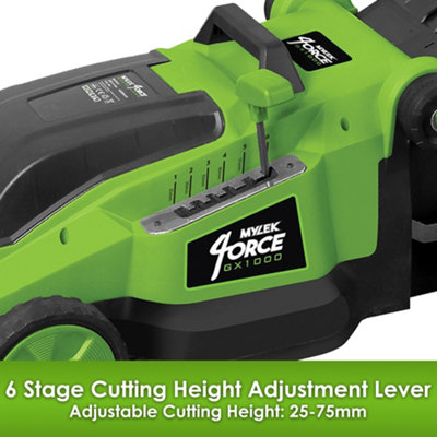 MYLEK Cordless Lawnmower Brushless 40V And Mulcher 4000mAh Li Ion ...