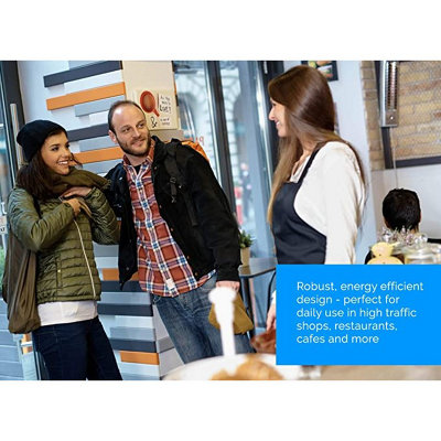 MYLEK Overdoor Heater 2kW Electric Downflow Over Door Air Curtain And ...