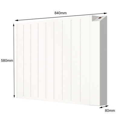 MYLEK Panel Heater Radiator Wifi Smart App Electric 2000W With Thermostat