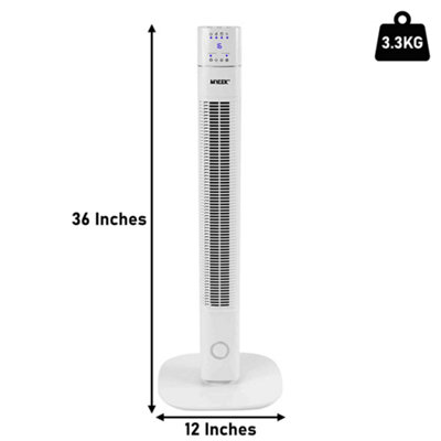Mylek Tower Fan 36 Inch Cooling Cold Air Stand Fan Remote Control ...