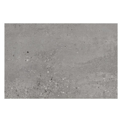 Mythos Matt Grey Stone Effect Porcelain Outdoor Tile Pack of 10 Tiles 5 ...