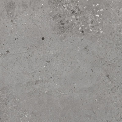 MYTHOS MATT GREY STONE EFFECT PORCELAIN OUTDOOR TILE PACK OF 26 TILES 9 ...