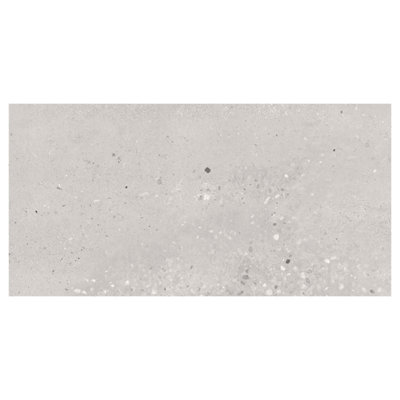 Mythos Matt White Concrete Effect Porcelain Outdoor Tile Pack of 52 ...