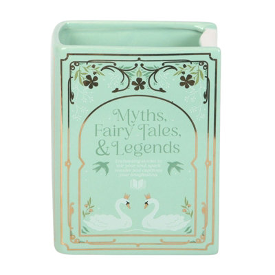 Myths Fairy Tales Book Shaped Vase