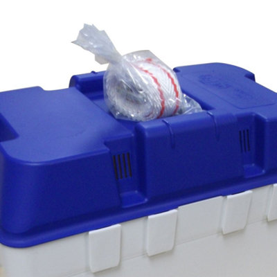 N110U Battery Box & Strap For Caravan Motorhome Camper