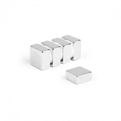 N42 Neodymium Squre Magnet - 1/2 in. x 1/2 in. x 1/4 in. thick - 12 ...