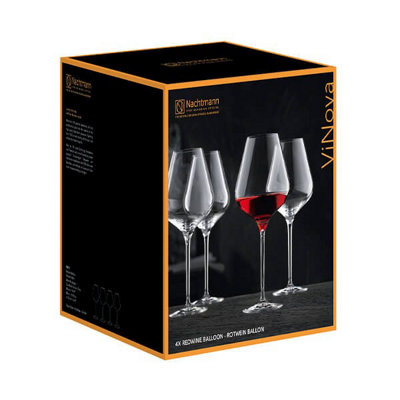 Nachtmann Vinova Set of 4 Red Wine Ballon Glasses