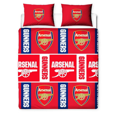 nal FC Crest Reversible Duvet Set Red (Single)