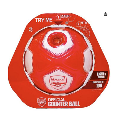 nal FC Smart Ball Counter Football Red/White (One Size)