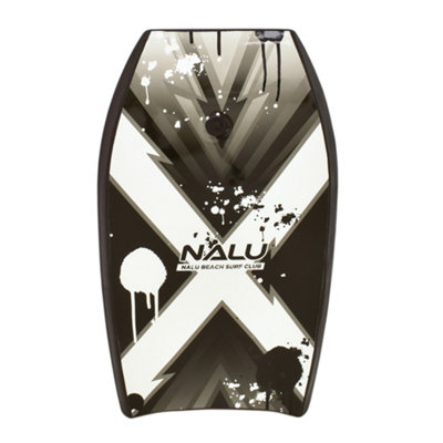 Nalu Bodyboard with Leash Body Board with Crescent Tail and XPE Core ...