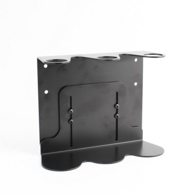 Namie Home Matte Black Premium Metal Wall Bracket Triple for Soap ...