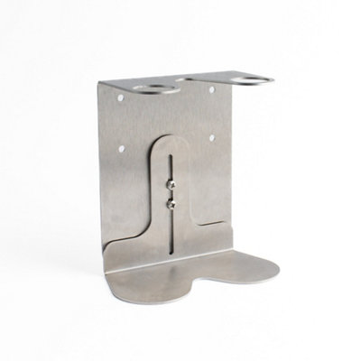 Namie Home Silver Premium Metal Wall Bracket Double for Soap Dispensers ...