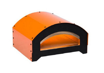 Nano Pizza Oven - Refractory - L47.5 x W53 x H31 cm - Tangerine / Black ...