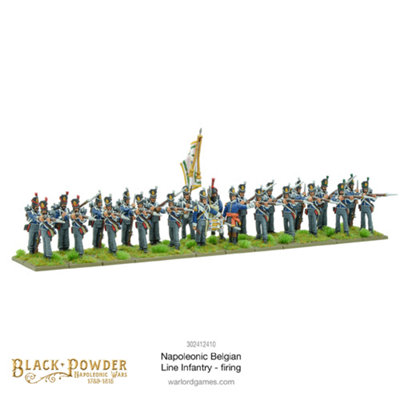 Napoleonic Belgian Line Infantry firing - Brand New and Sealed