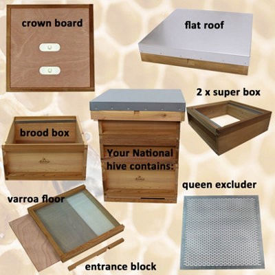 National Bee Hive In Top Quality Cedar