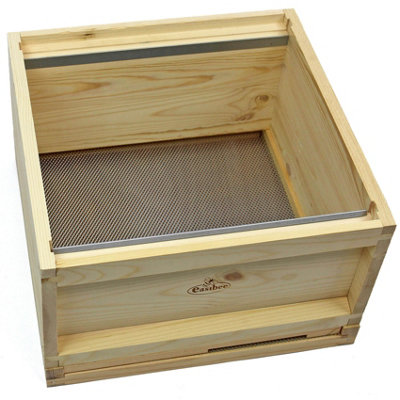 National Pine Bee Hive Starter Kit with Super Brood Frames and Wax Beehive