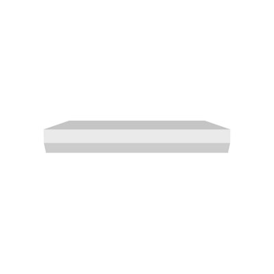 National Skirting Bevelled MDF Window Board - 300mm x 18mm x 4200mm, Primed