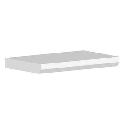 National Skirting Bevelled MDF Window Board - 350mm x 18mm x 3040mm, Primed