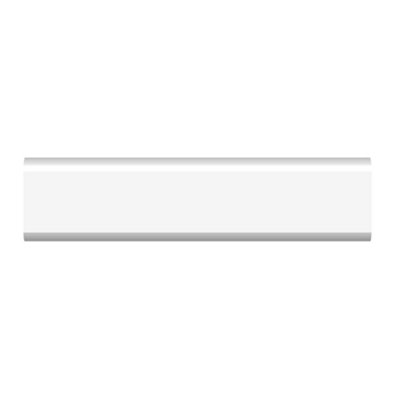 National Skirting Bullnose MDF Dado Rail - 50mm x 2300mm x 15mm x Primed