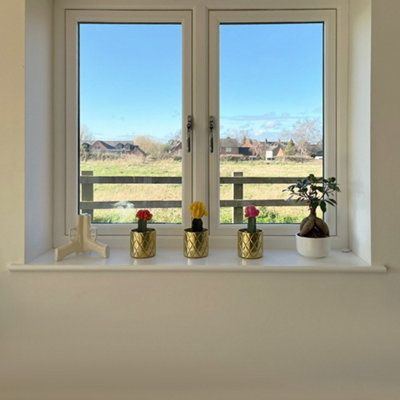 National Skirting Full Round MDF Window Board- 400mm x 25mm x 4200mm ...