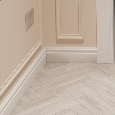 National Skirting Heritage MDF Dado Rail - 70mm x 25mm x 3040mm Primed