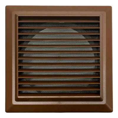 National Ventilation F6904B External Ventilation Grille 150 mm/6 Inch Brown