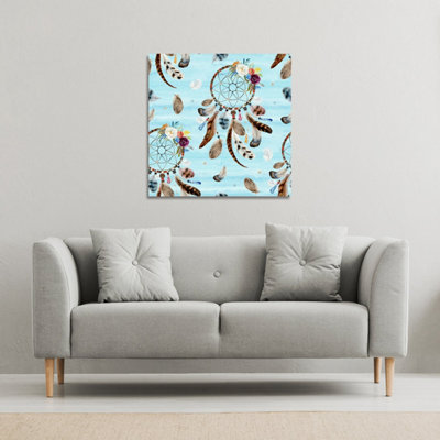 Native American tribe decor (Canvas Print) / 46 x 46 x 4cm