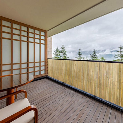 Natural Bamboo Garden Privacy screen (H)2m (W)4m