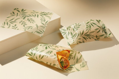 Natural Elements Set of 3 Reusable Vegan Food Wrap Sheets, Organic ...